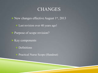 MN Nurse Practice Act LPN scope of practice | PPTX