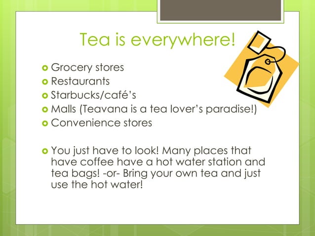 Green Tea Presentation | PPTX | Herbs and Supplements | Alternative ...