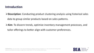 Product Cluster Analysis: Unveiling Market Insights through Data | PPTX