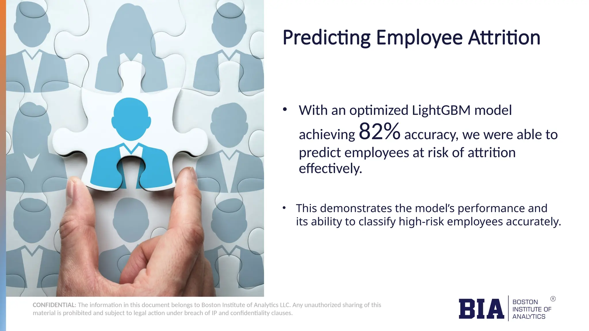 Employee Retention Prediction: Enhancing Workforce Stability | PPT