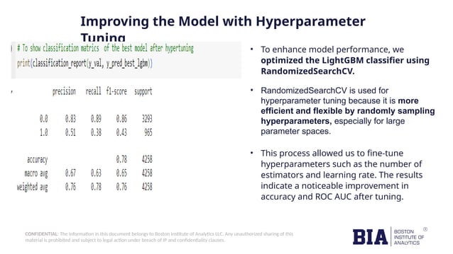 Employee Retention Prediction: Enhancing Workforce Stability | PPT