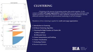 Optimizing Credit Card Usage: Advanced Segmentation Techniques for Targeted Strategies | PPTX