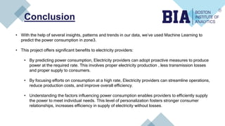 Predicting Power Consumption for a Greener Tomorrow: Machine Learning Project Presentation | PPTX