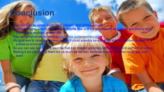 Autism In School Presentation | PPTX