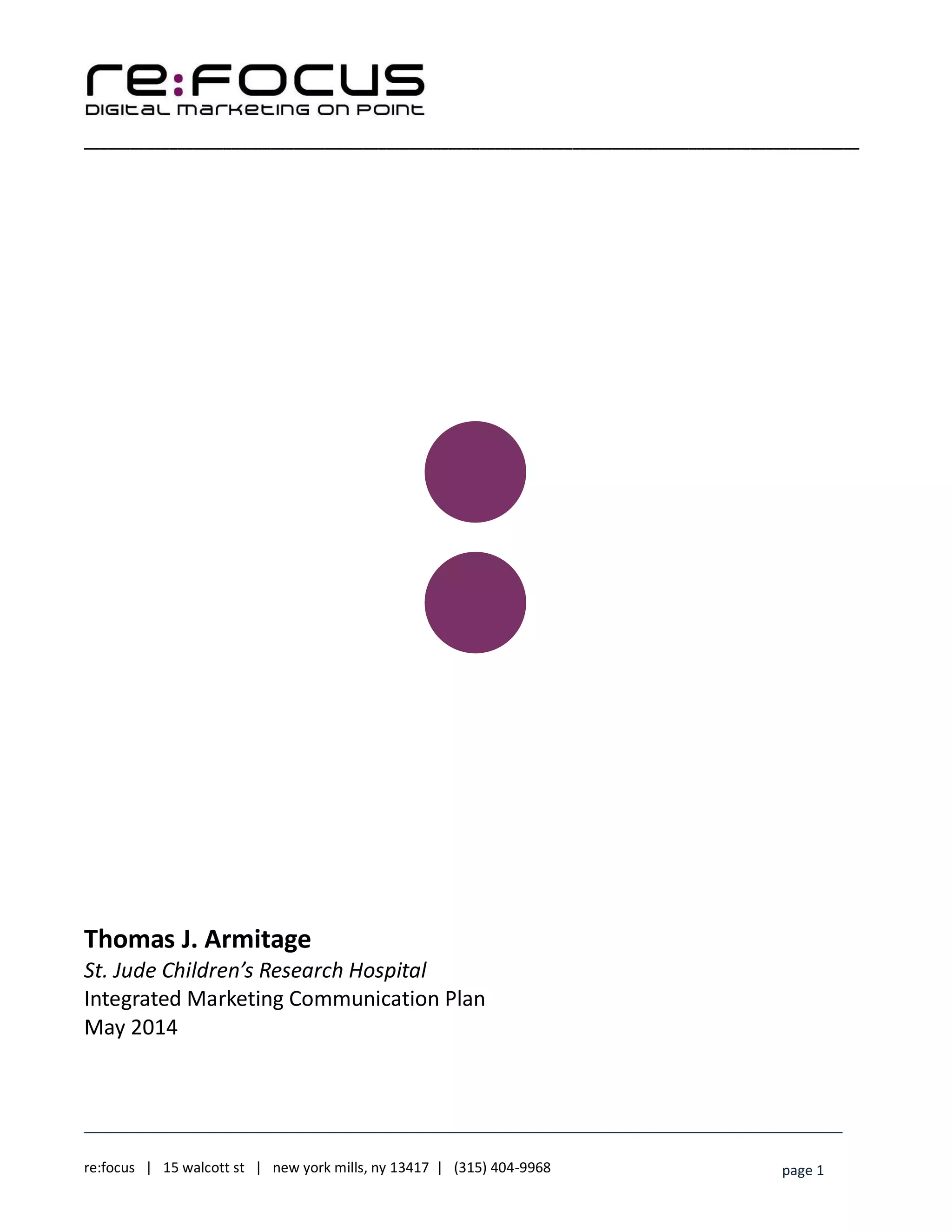 Integrated Marketing Communication Plan for WVU IMC Program | PDF