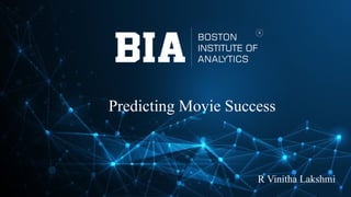 Predicting Movie Success Using Data Science: A Student Presentation by ...