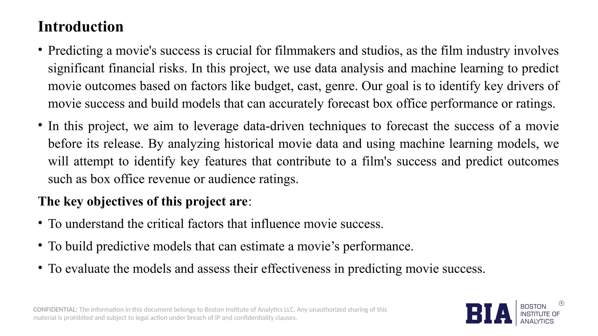Predicting Movie Success Using Data Science | PPT Predicting Movie Success Using Data Science | PPT