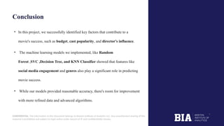Predicting Movie Success Using Data Science | PPTX