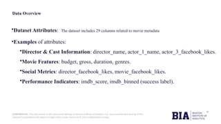 Predicting Movie Success Using Data Science | PPTX