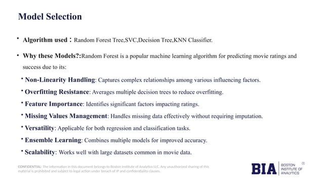 Predicting Movie Success Using Data Science | PPTX