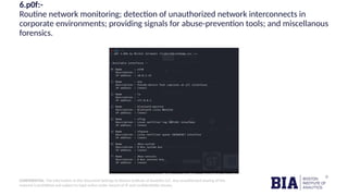 Tools and Methods for Reconnaissance in Cybersecurity | PPTX