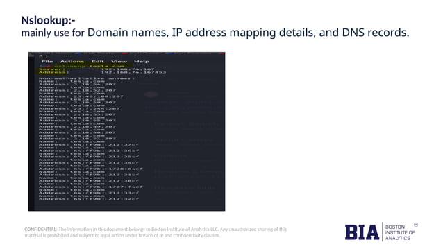 Tools and Methods for Reconnaissance in Cybersecurity | PPTX