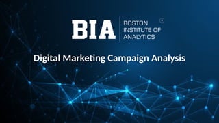 In-Depth Digital Marketing Campaign Analysis | PPTX