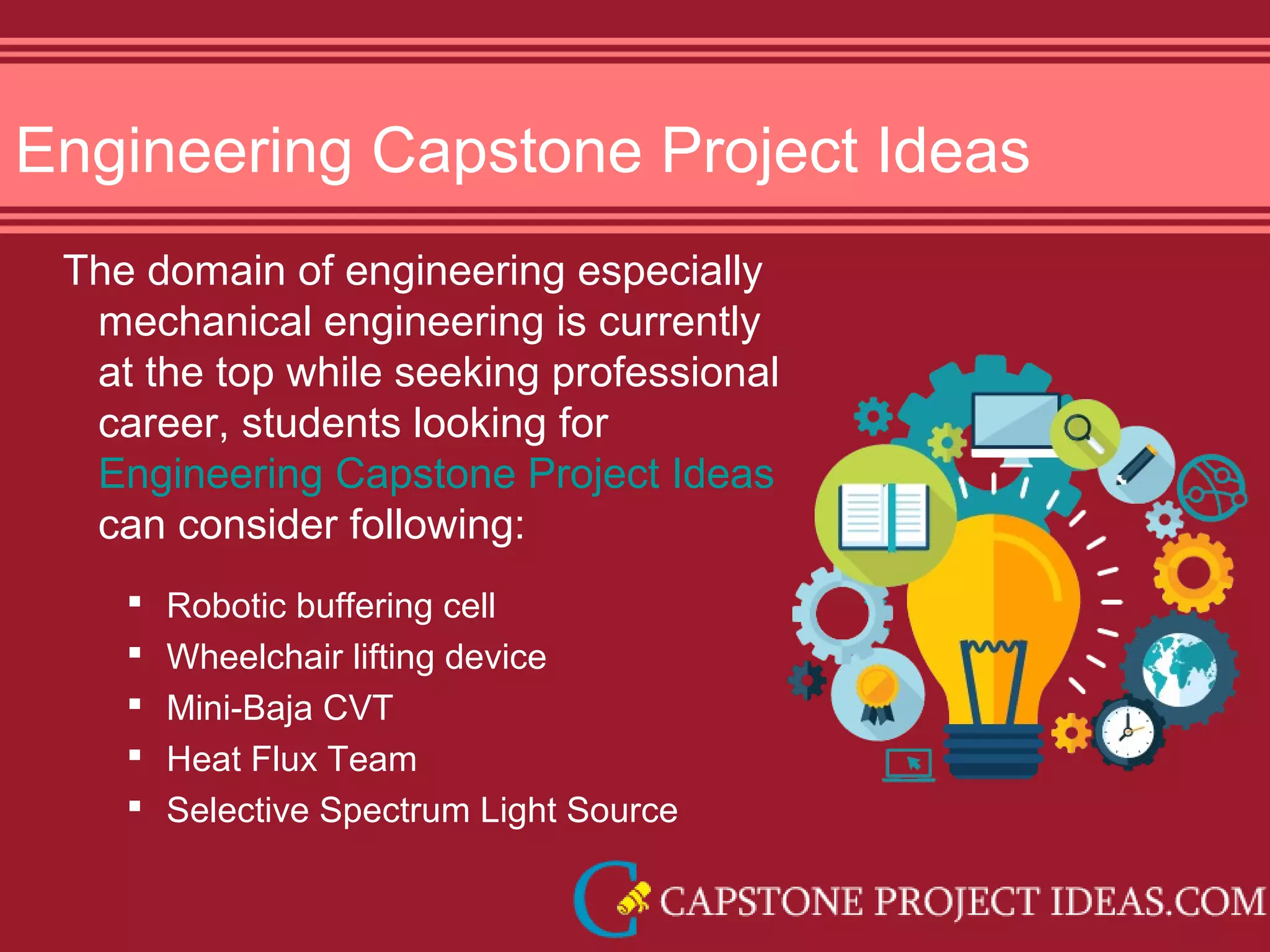 Capstone Project Ideas | PPT