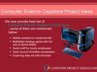 Capstone Project Ideas | PPT