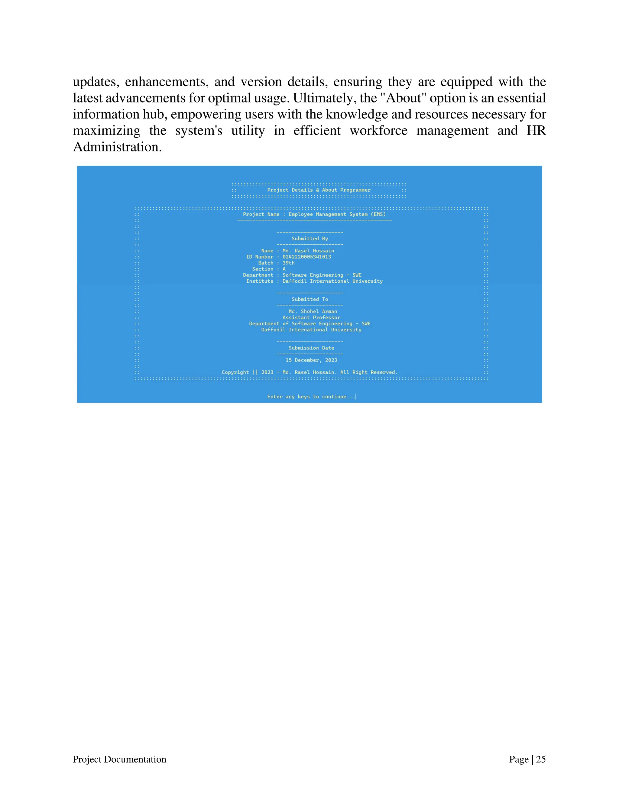 Employee Management System (EMS) Project Documentation | PDF