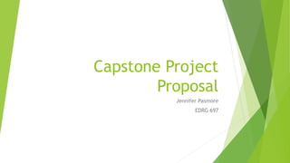 Capstone project proposal | PPTX