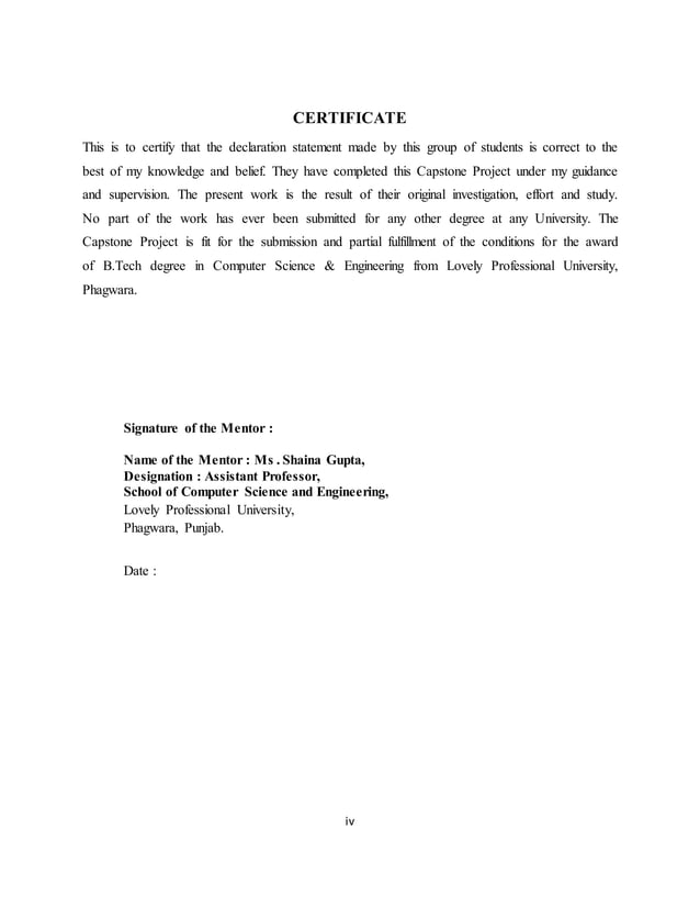 Capstone project report (final) (1) | DOCX | Computer Software and Applications | Computing