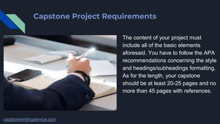 Capstone Project Ideas for IT, Psychology, Engineering | PPT