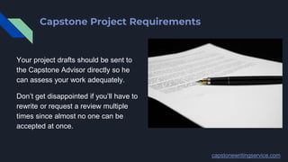Capstone Project Ideas for IT, Psychology, Engineering | PPT