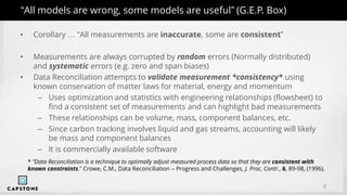 Data reconciliation, Validating Measurements | PPTX