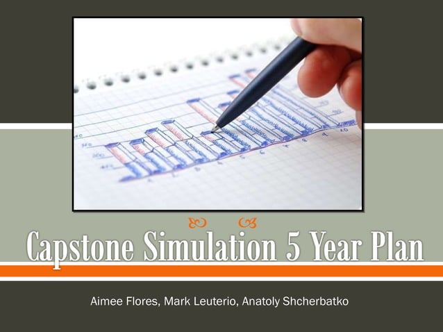 Capstone Simulation 5-Year Plan | PPT