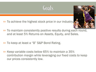 Capstone Simulation 5-Year Plan | PPT