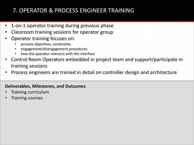 Capstone Technology Canada - Advanced Process Control Project Lifecycle ...