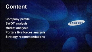 Samsung Electronics Strategy & Business Model | PPTX