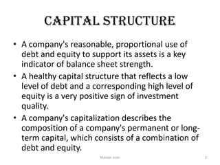 Capital structure | PPTX