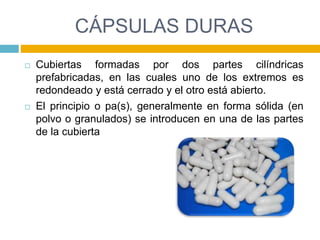 Cápsulas | PPTX