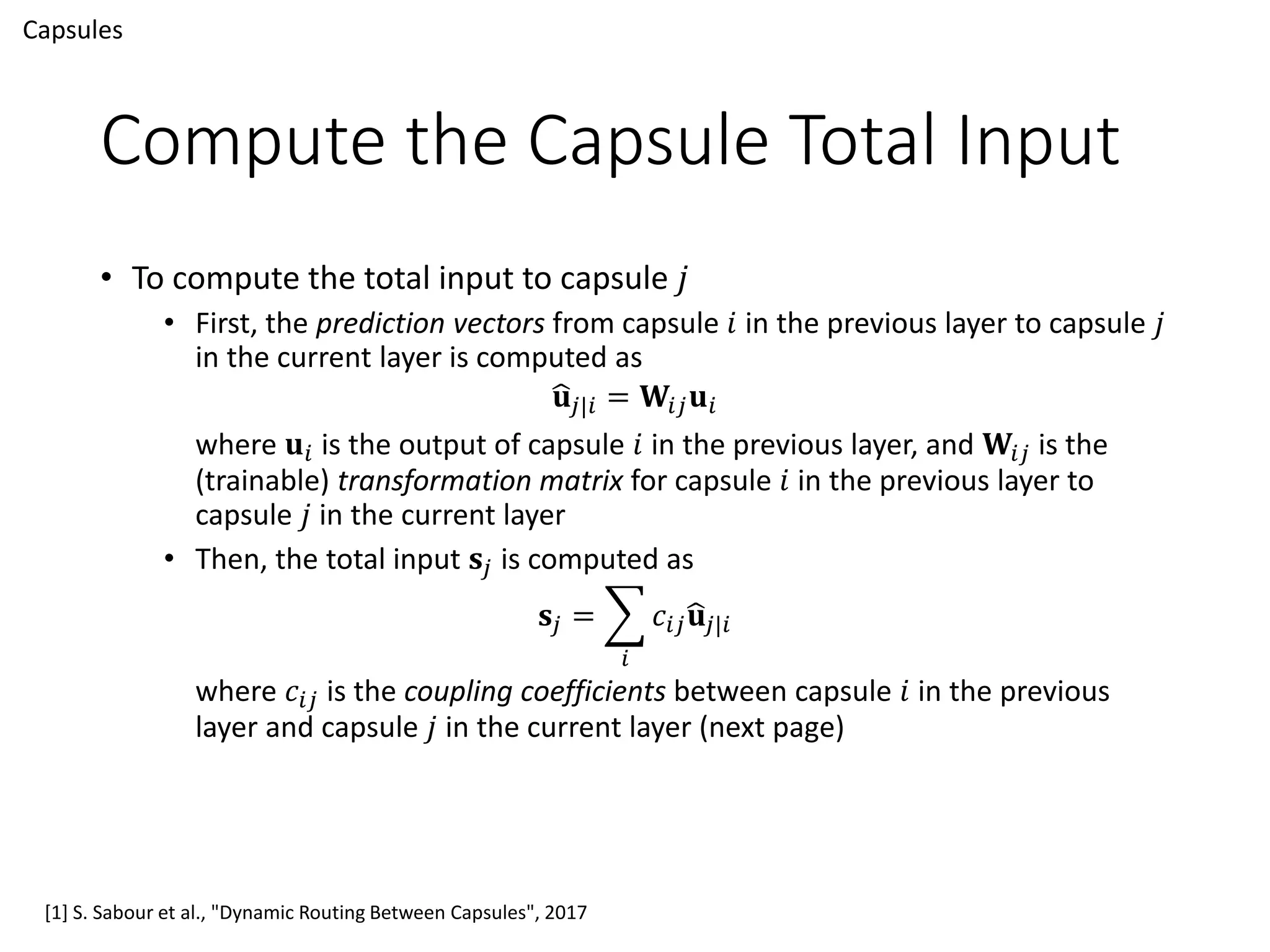 Introduction to Capsule Networks | PPT