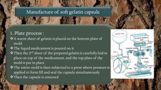 Capsule, manufacturing of capsule,Soft gelatin capsule, preparation ...