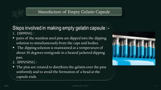 Capsule, manufacturing of capsule,Soft gelatin capsule, preparation ...