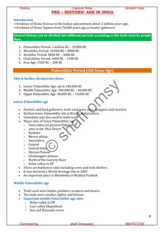 Capsule ancient history | PDF