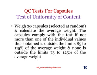 Capsule by asif al mahmood | PPT