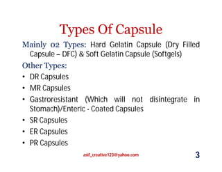 Capsule by asif al mahmood | PPT