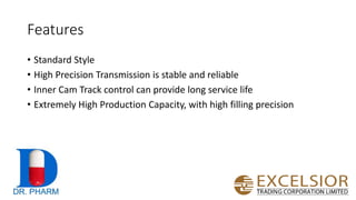 Capsule filling machine dr pharm | PPTX