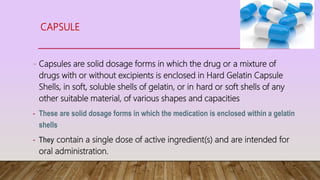 Capsule in industrial | PPTX