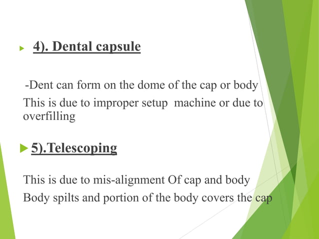 capsule manufacturing defects.pptx | Pharmaceutical Industry | Industries