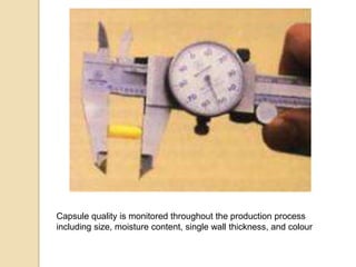 Capsule Manufacturing Process | PPTX
