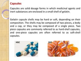 Pharmaceutical Capsule Part 1 Introduction | PDF