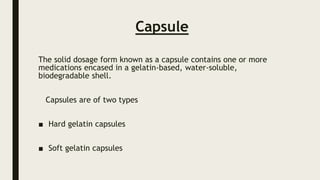 capsule ppt.pptx leactures for students of pharmacy | PPT