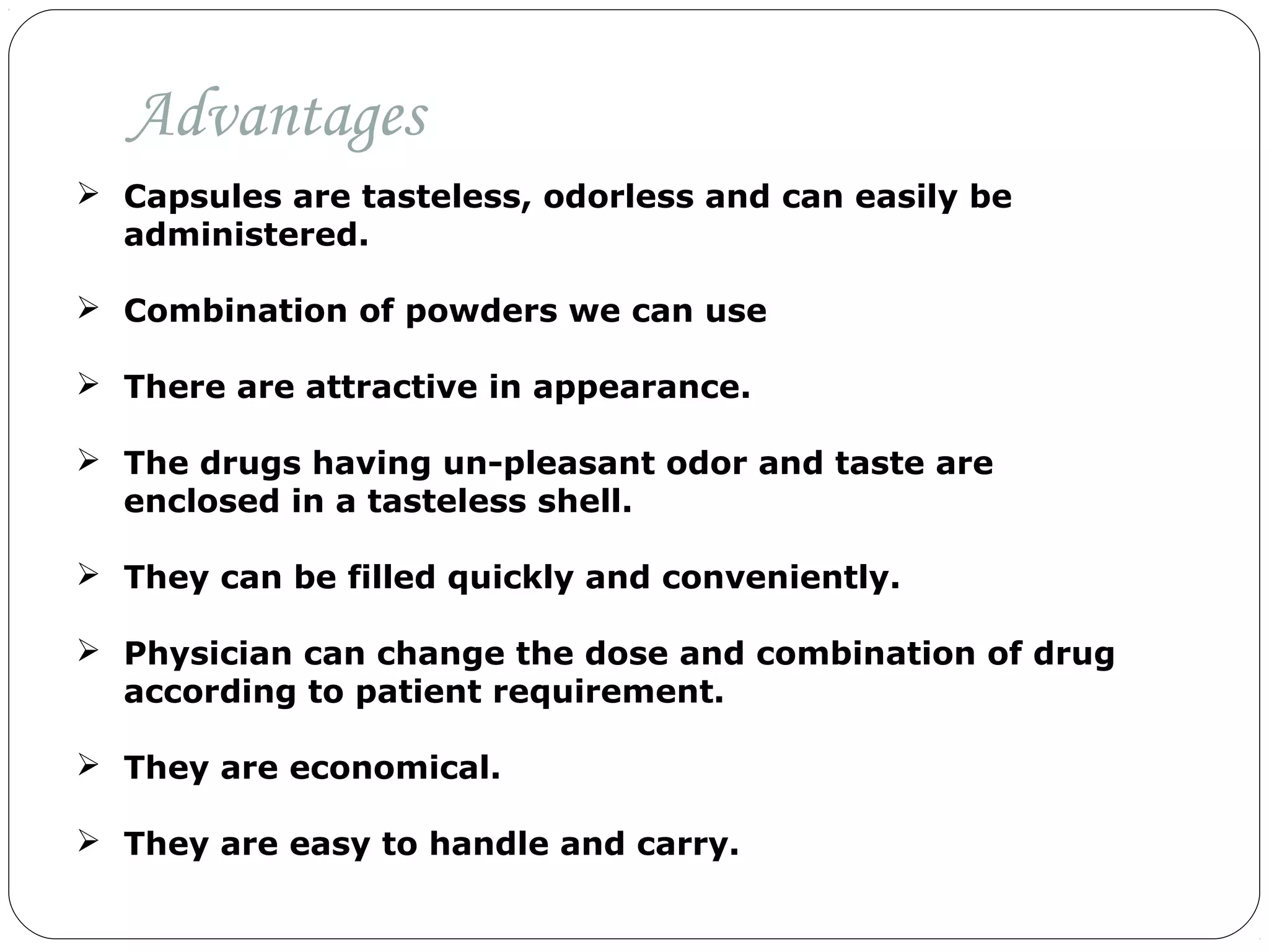 Capsule's | PPT