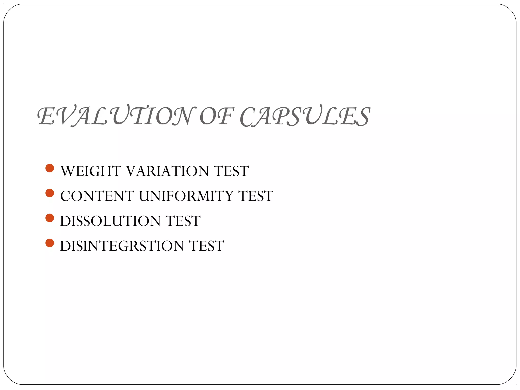 Capsule's | PPT
