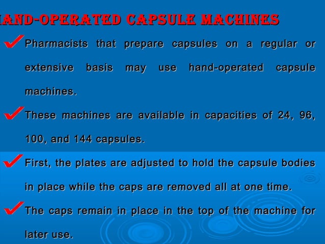 Capsules -Pharmaceutics | PPT