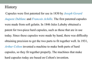 Capsules study | PDF