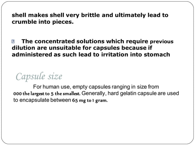 Capsules | PPT