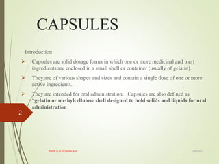 Hard gelatin capsules | PPTX