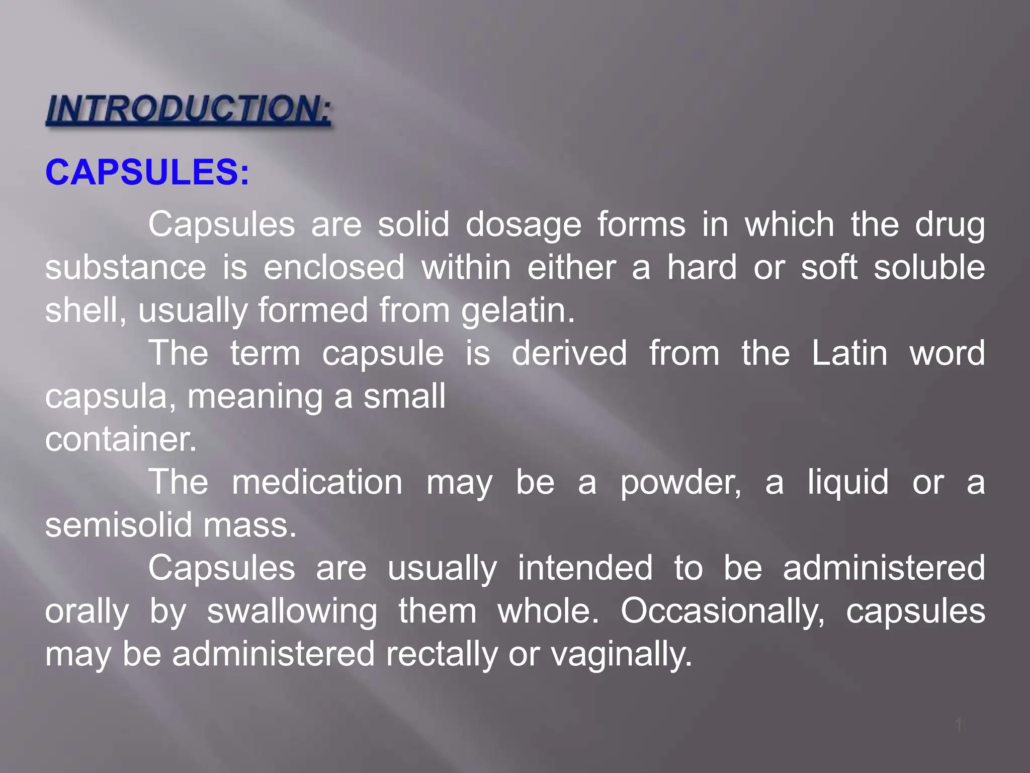 Capsules Manufacturing in Pharmacy .pptx